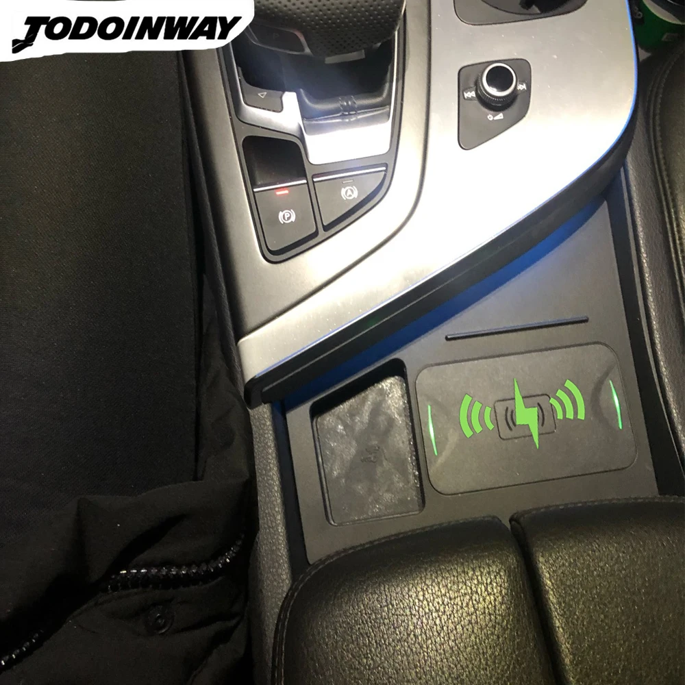 Car interior trim accessories for Audi Q7 2016 2017 2018 wireless ...