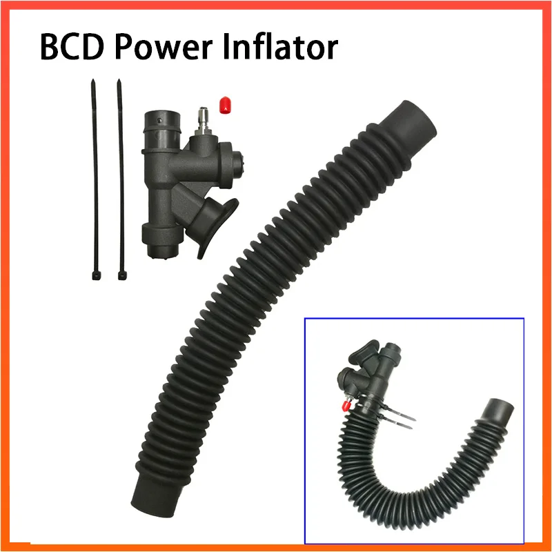 Scuba Diving Bcd Inflator K Valve Corrugated Inflator Hose Replacement ...