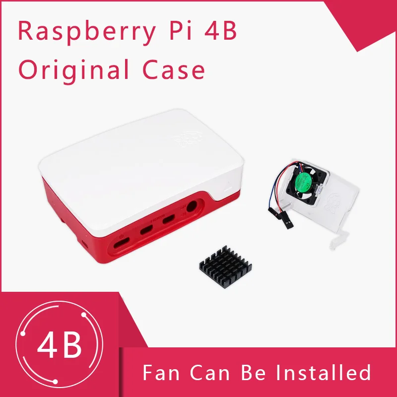 Raspberry-Pi-4-Official-Case-Raspberry-Pi-4-Case-Fan-EU-UK-US-USB-C ...