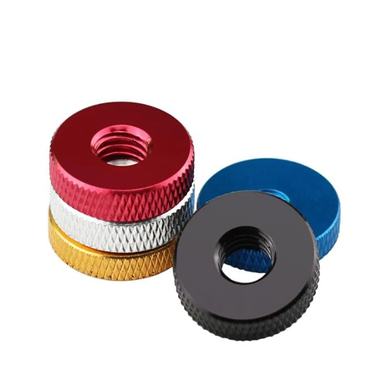 1pcs-Nut-Flat-Adjust-Hand-Thumb-Thin-Nut-Colorful-M3-M4-M5-M6-Aluminum ...