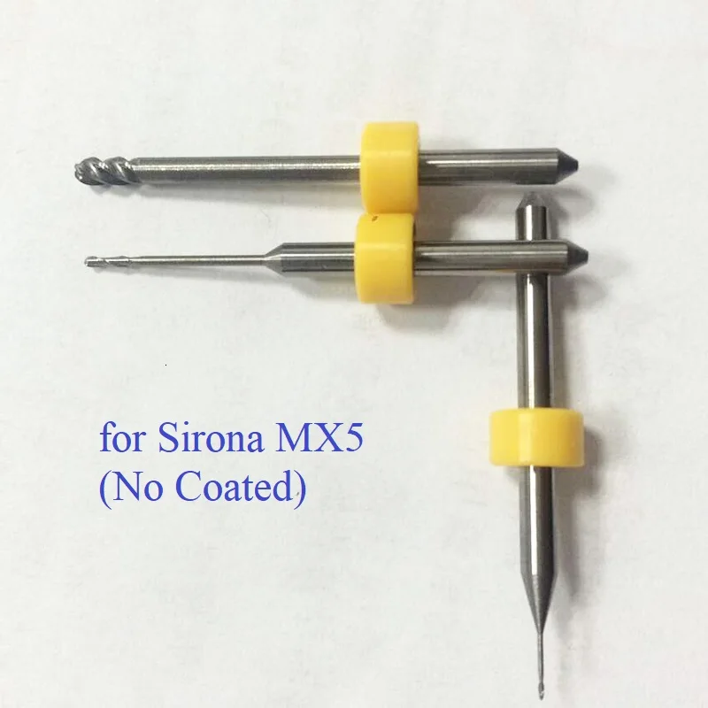 3 Pieces Ceramic Carbide Milling Burs Sirona Inlab Cerec Dental Cad Cam ...
