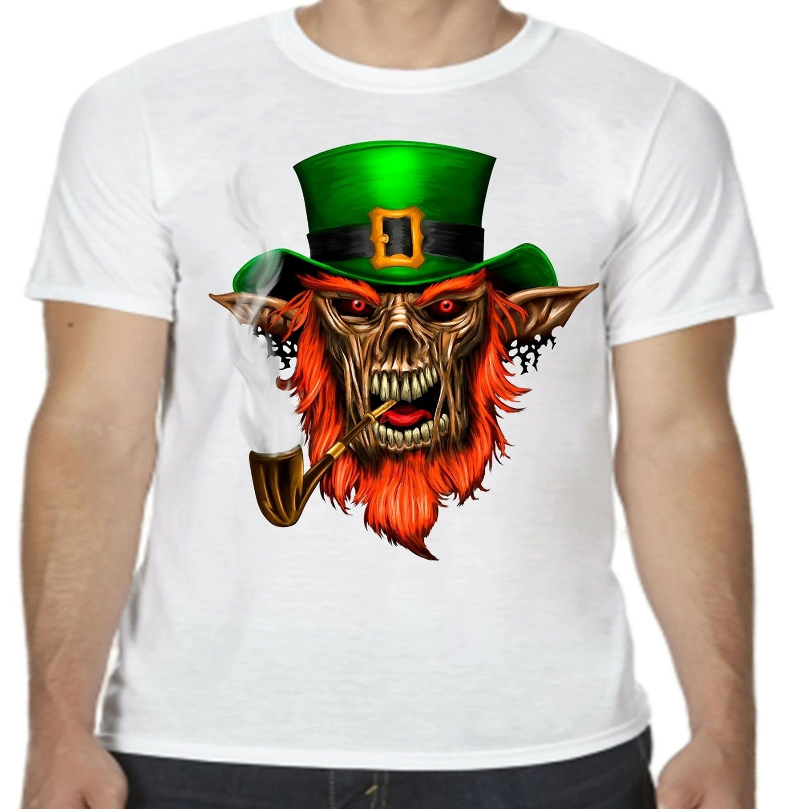 Leprechaun Demon T shirt|T-Shirts| - AliExpress