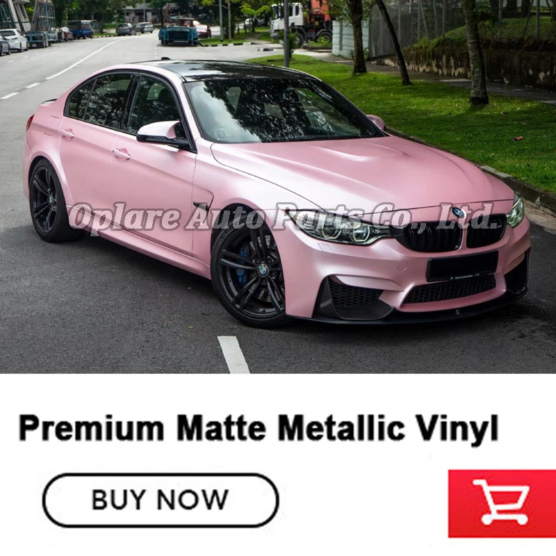 Highest quality matte metallic sakura pink vinyl wrap film foil sakura ...