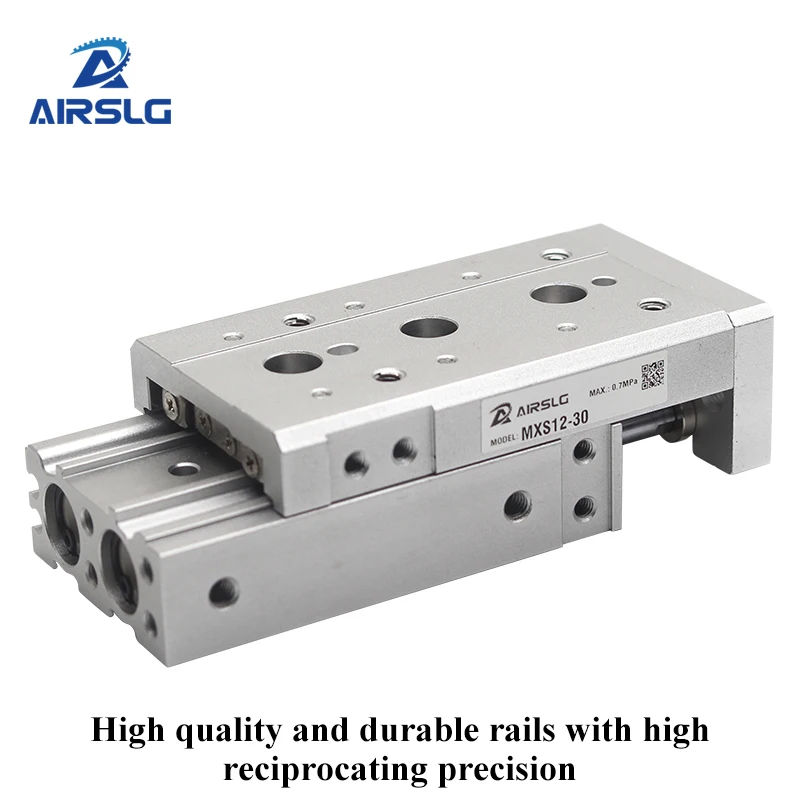 Cilindro de guía deslizante MXS, cilindro neumático MXS16 10 MXS16 20, MXS16 30, MXS16 40, SMC ...