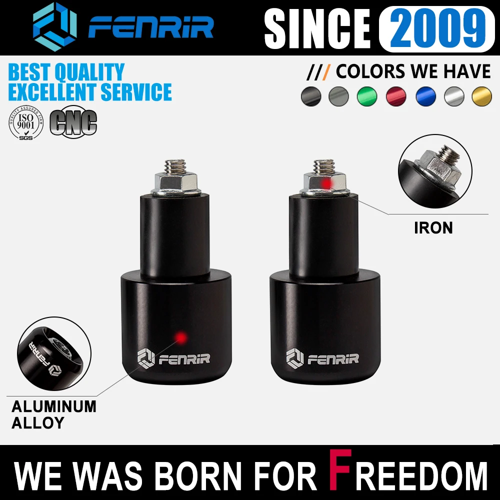 Universal Motorcycle Handlebar Bar End Weights Cap For Honda Suzuki ...