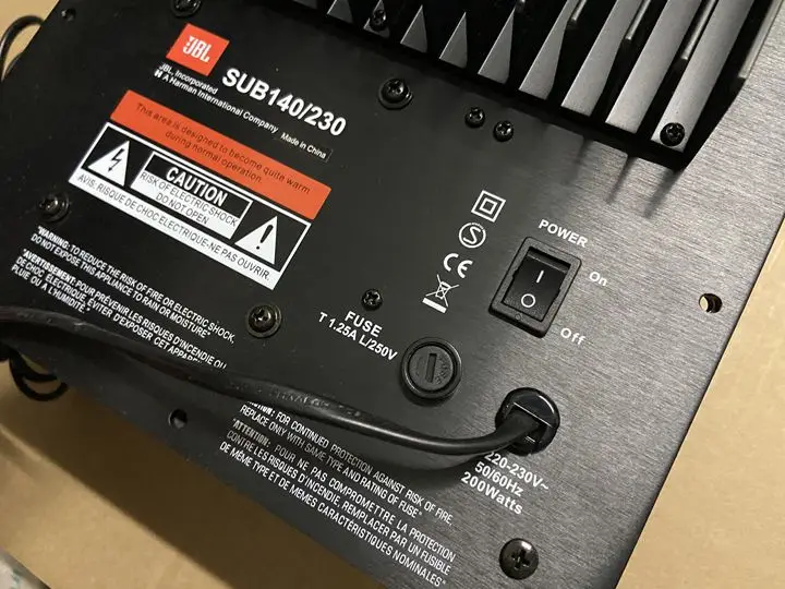 Jbl Woofer And Amplifier