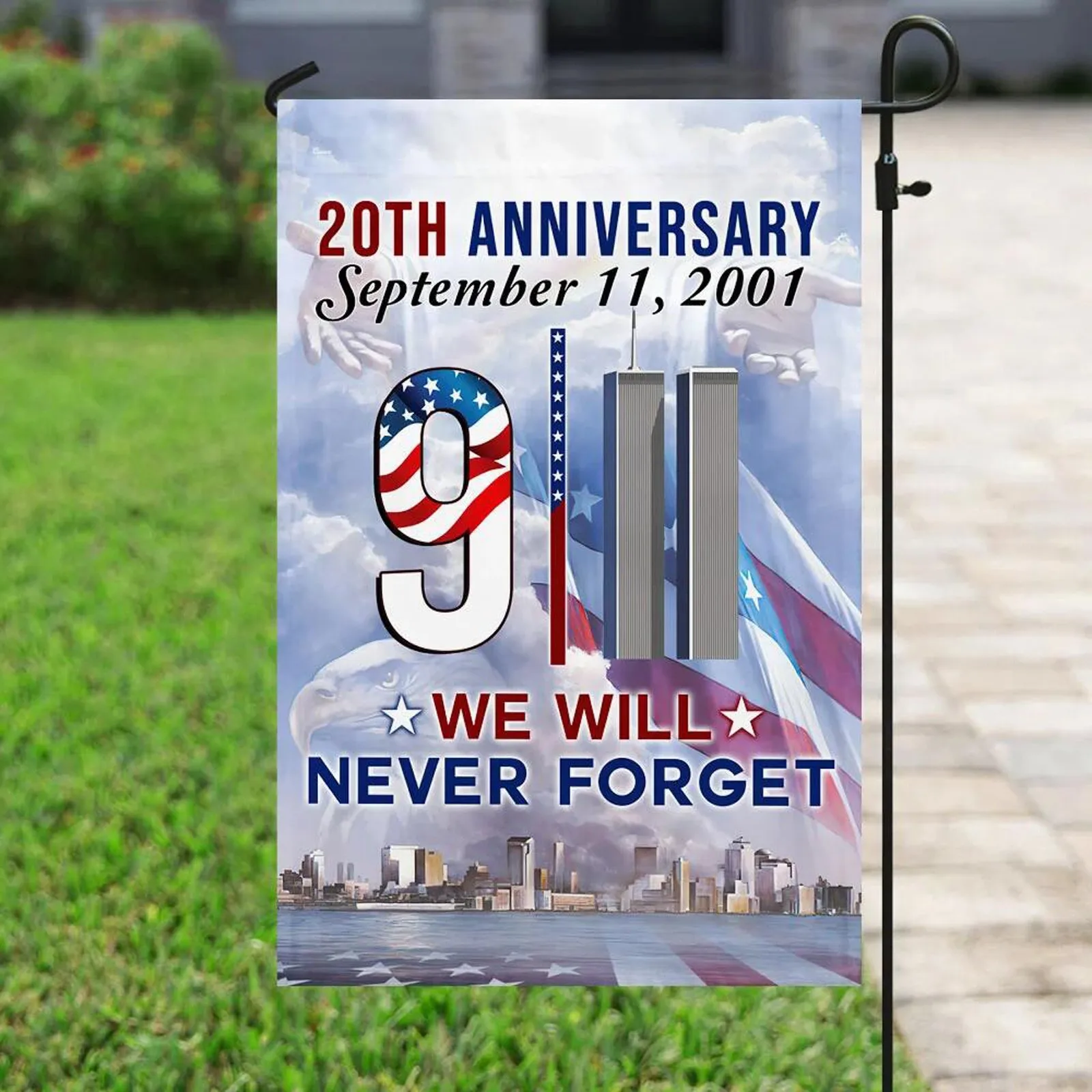 911 Never Forget Banner