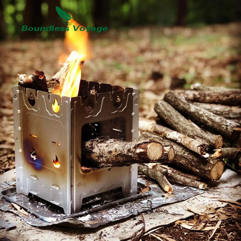 Collapsible Wood Burning Backpacking Stove
