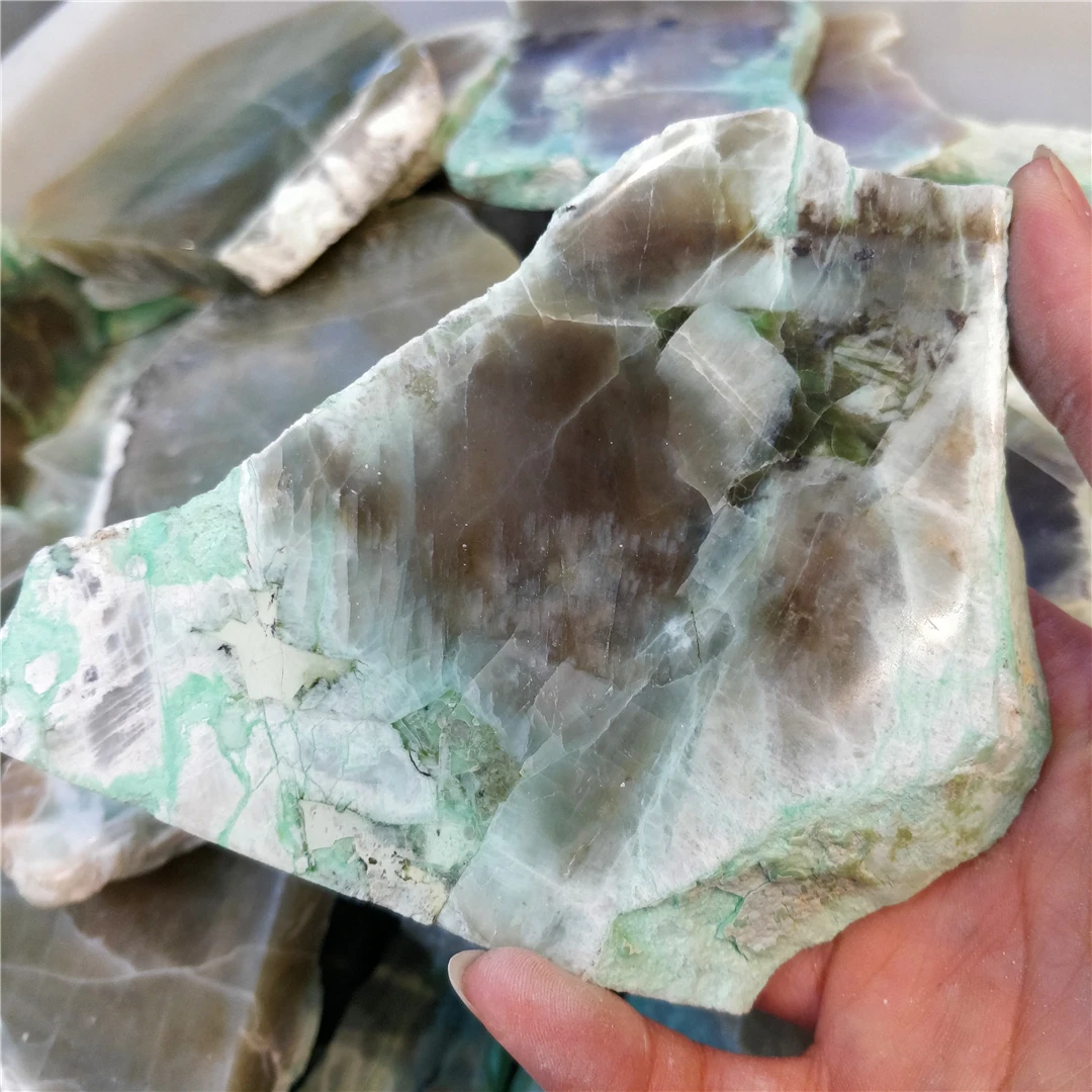 Green Moonstone Raw