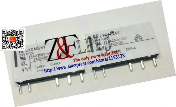 Original Relay LYCA024Y 24V F.T LYCA024Y DC24V FTR-LYCA024Y 24VDC New Original 5pcs/lot