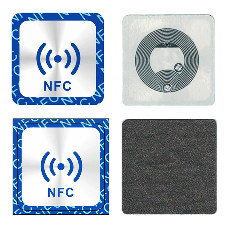 Universal 1pc NFC Tags Stickers NTAG213 Anti Metal RFID adhesive label ...