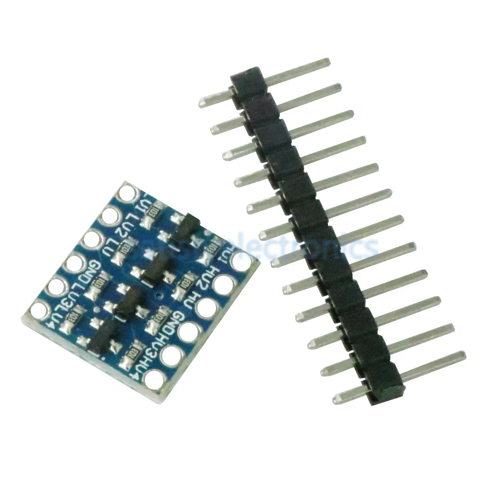 10Pcs 4 Channel IIC I2C Logic Level Converter Bi Directional Module 5V ...