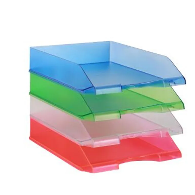 2020 New Horizontal Multi-layer Stackable File Holder Office Storage ...
