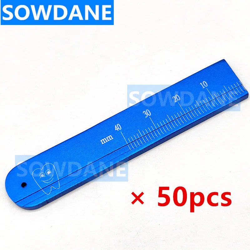 50pcs Dental Instruments Endo Ruler Rulers Span Measure Scale ...