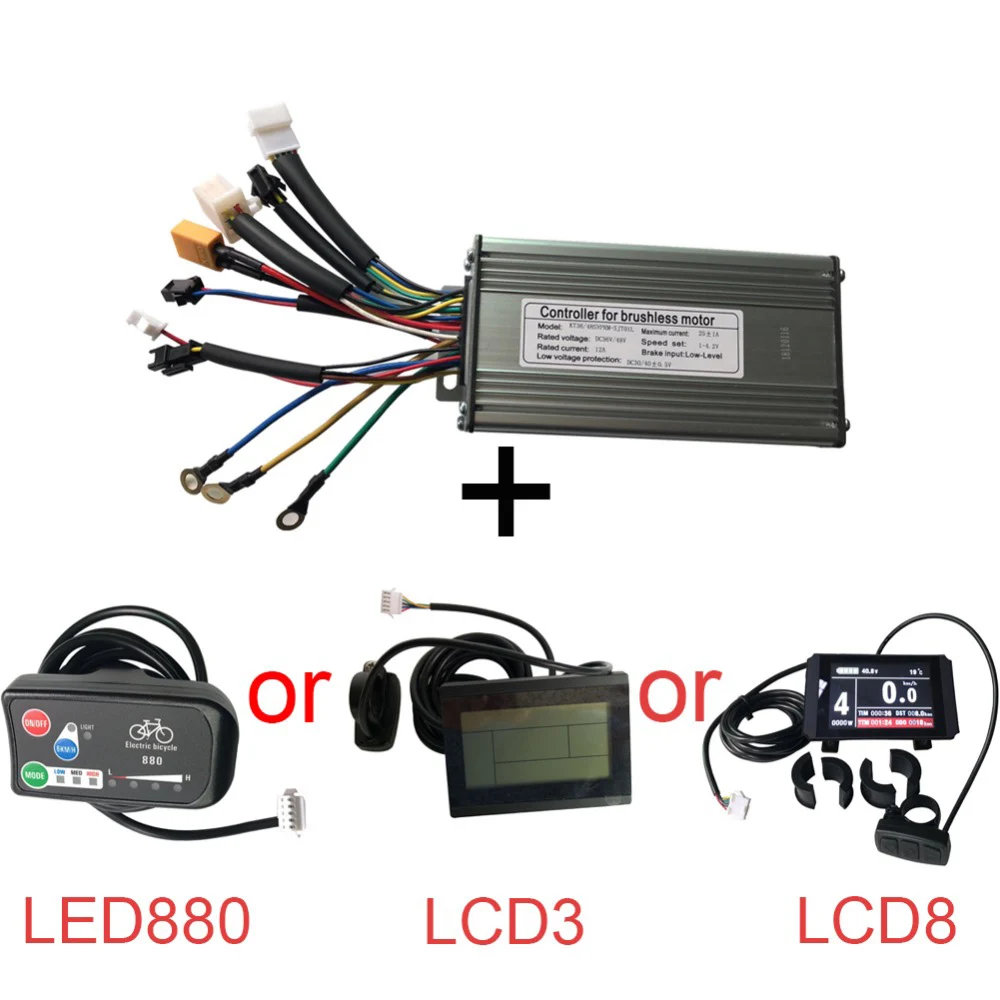 36V 48V 500W 25A Electric Bicycle Brushless 9 Mosfet Sine Wave ...
