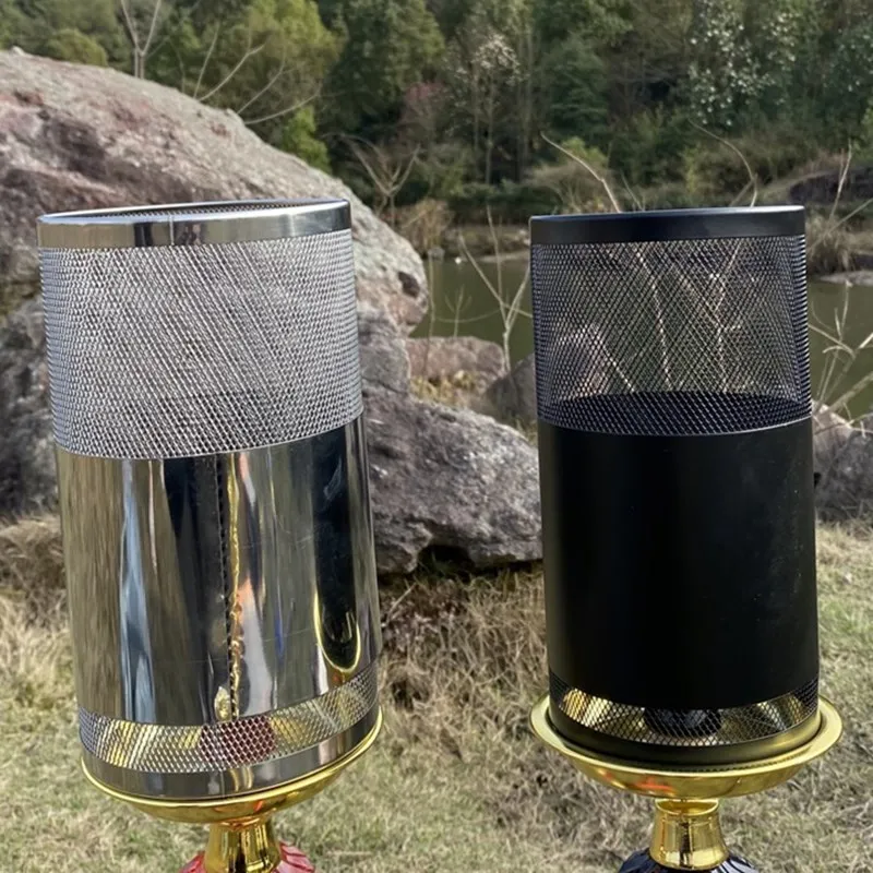 Mesh With Windshield Shisha Hookah Cover Wind Stainless Steel Screen ...