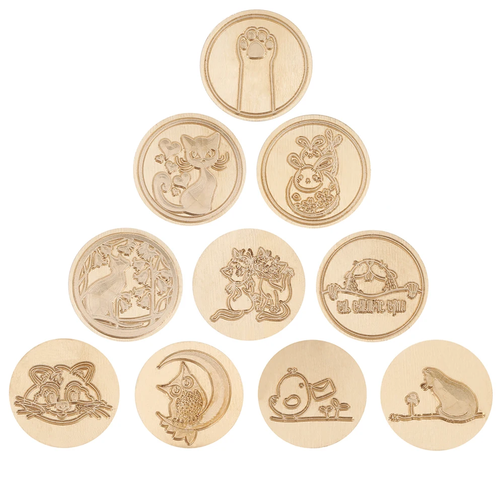 Animal Pattern Wax Seal Stamps for Invitation Cards Sealing Decorative ...