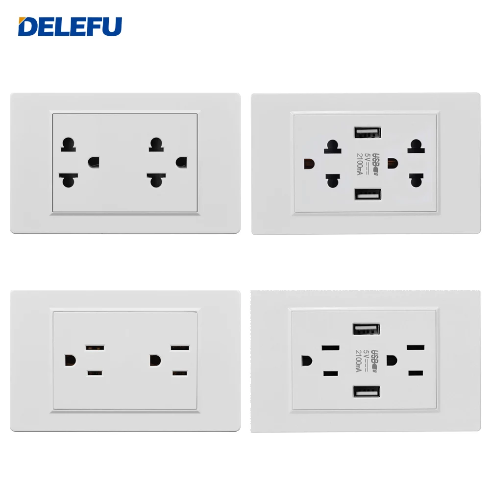 Power Adapter Socket | Duplex Socket | Electrical Sockets - Home Multi ...