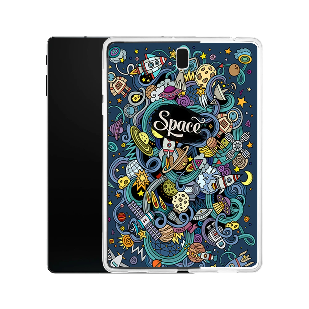 Мягкий термополиуретан прозрачная на планшет чехол для samsung galaxy ...