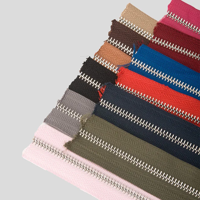 Multi Color 5# Metal Copper Tooth Zipper Sale By Yard - Zippers ...