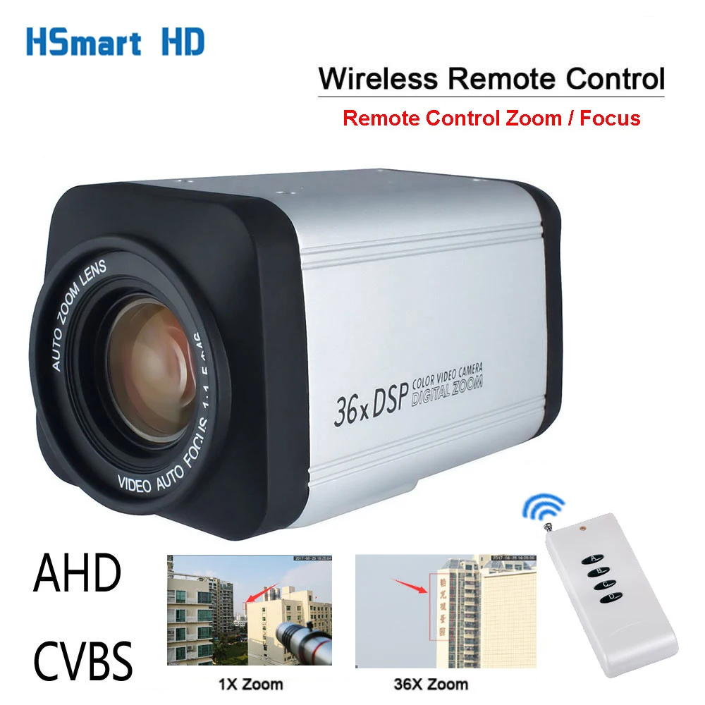 Wireless-Remote-controller-36X-Optical-Zoom-HD-AHD-1080P-Auto-Focus ...