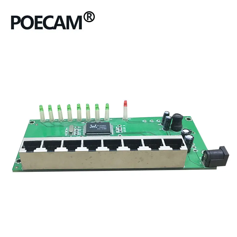 10/100Mbps fast Full Half duplex rj45 lan hub stock 8 port ethernet ...