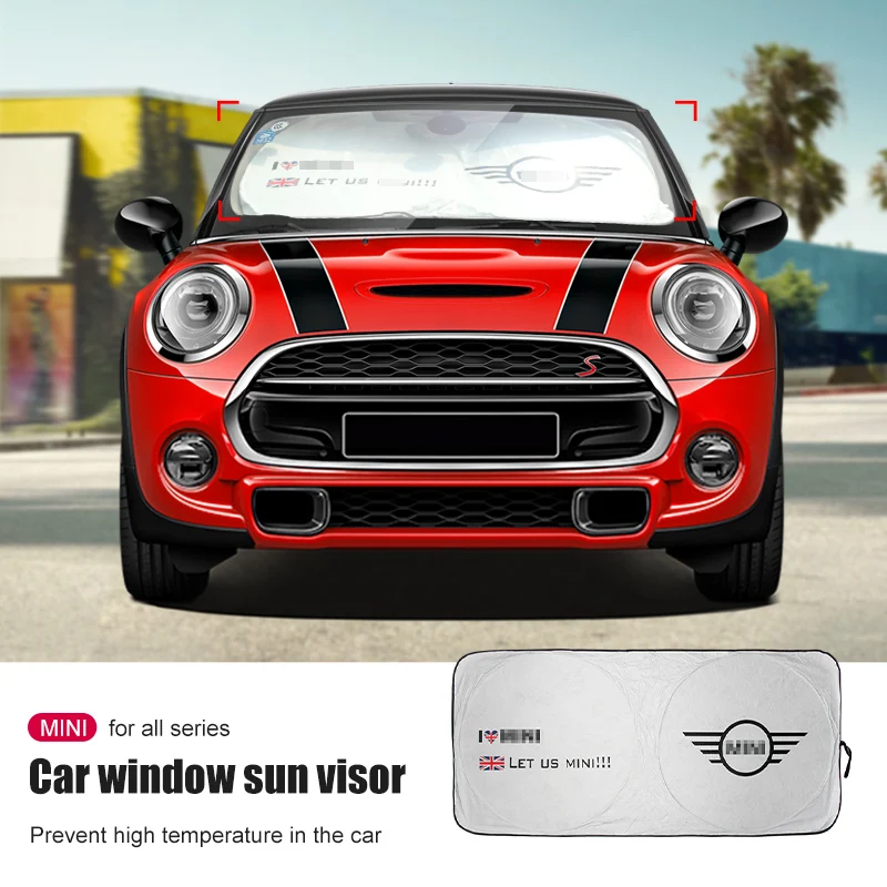 Car Windshield Sun Shade Cover Logo Auto Parasol Sun Visor Protector ...