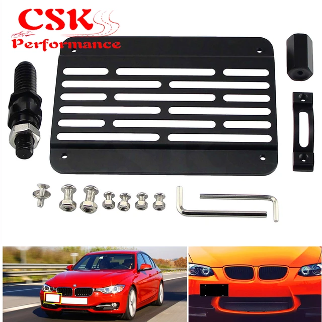 IJDMTOY Euro Style Front Bumper Tow Hole Adapter License, 48% OFF