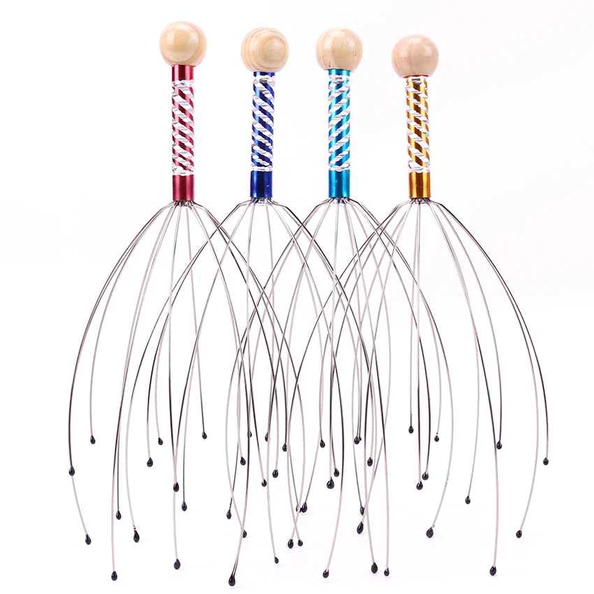 Ball Comb Massage Octopus Scalp Stress Relax Spa Healing Head Scalp ...