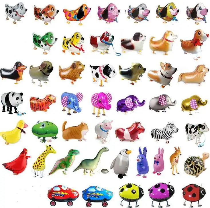 1000pcs/lot Walking Pet Balloon Helium Balloon Walking Balloon Mix ...