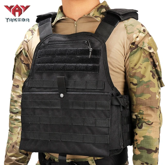 Black Military Bulletproof Vest