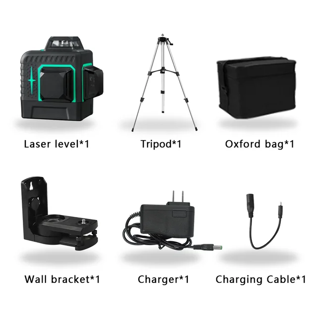 HILDA Laser Level 12 Lines 3D Level Self-Leveling 360 Horizontal And ...