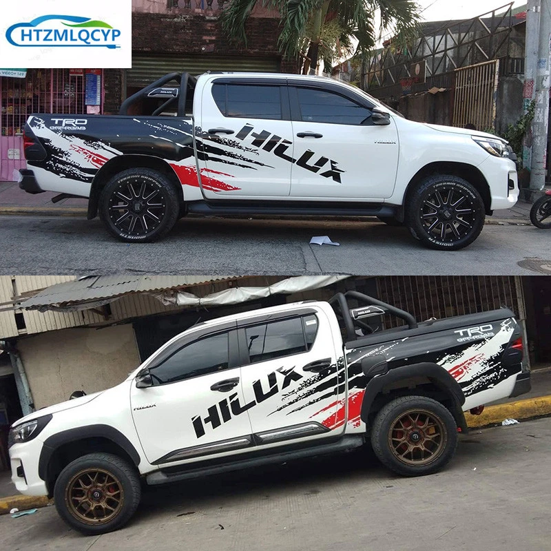 FOR Toyota Hilux sticker decal pickup truck off road decoration ...