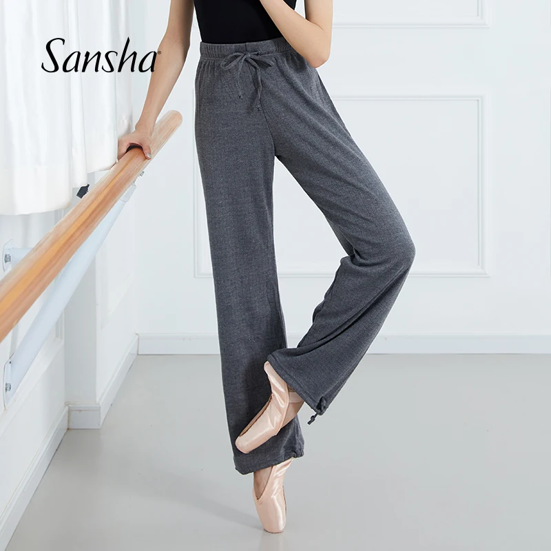Sansha Adult Warm Ballet Dance Pants Autumn Winter Lace Up Dancewear ...