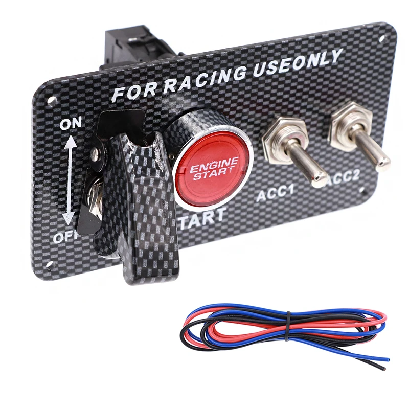 Caravans Qiilu Ignition Switch Panel Boats 12V/40A 6 Group Toggle ...