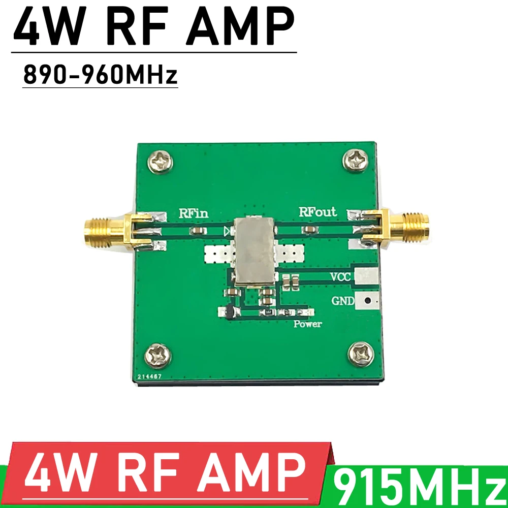 915MHz 4W RF AMP 890MHz-960MHz RF power amplifier FOR for FM HF VHF ...