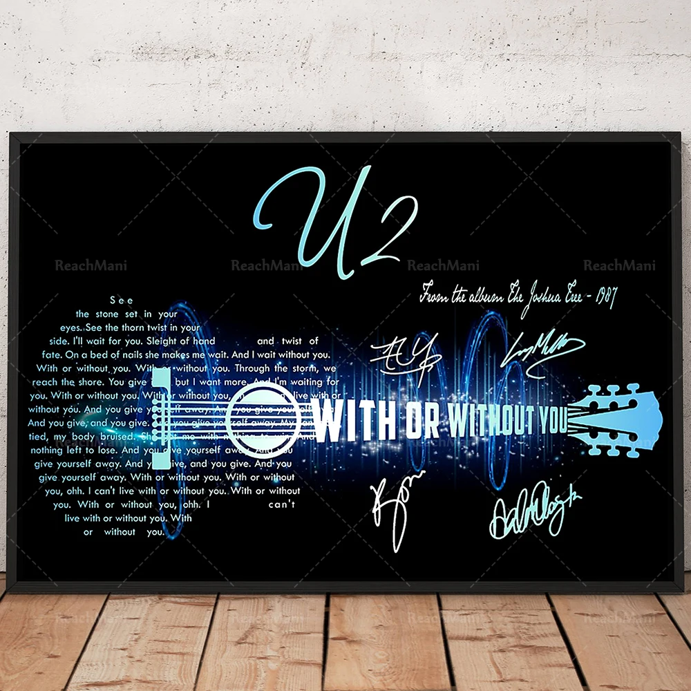 U2 With Or Without You Album Cover