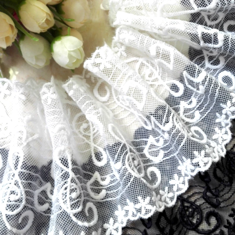 Cinta-de-seda-de-leche-soluble-en-agua-con-nota-musical-tela-de-encaje ...