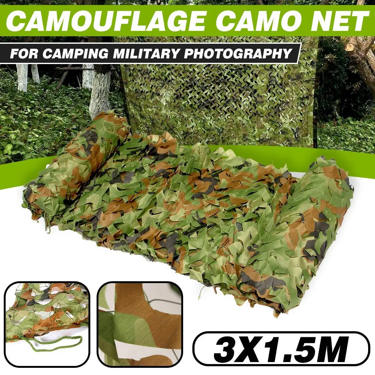 Free Shipping on All Orders Makes Shopping Easy Camouflage Camo Net ...
