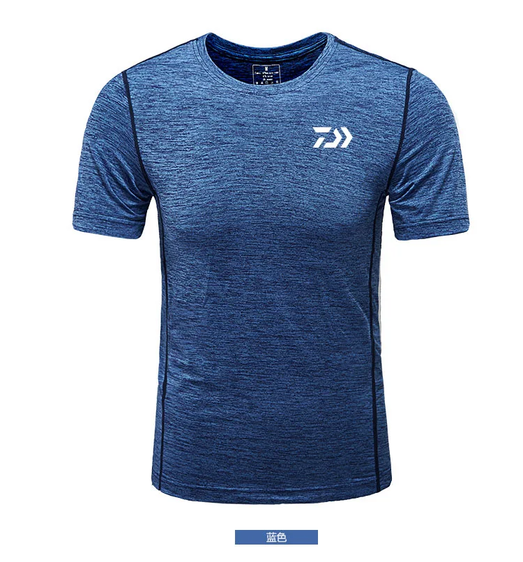 2021 New Fishing Clothes Breathable Quick Dry Men Short Sleeve T Shirts ...