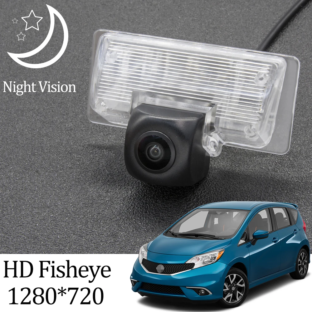 Owtosin HD 1280*720 Fisheye Rear View Camera For Nissan Versa Note/Note ...