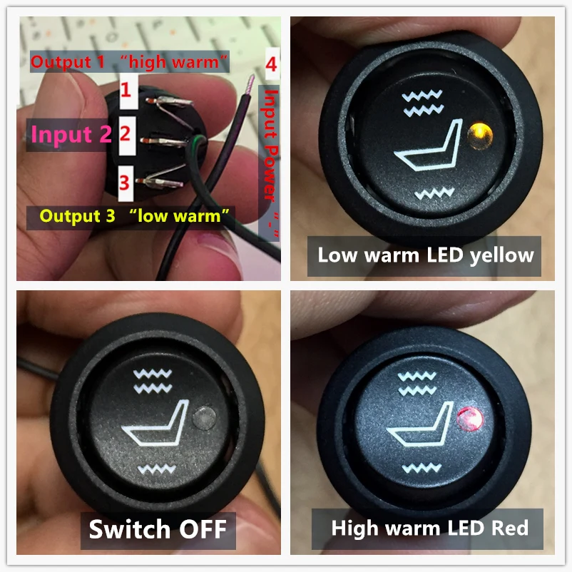 R13-112 автомобиля/cиденье для яхты нагрева системный переключатель/ВКЛ ...