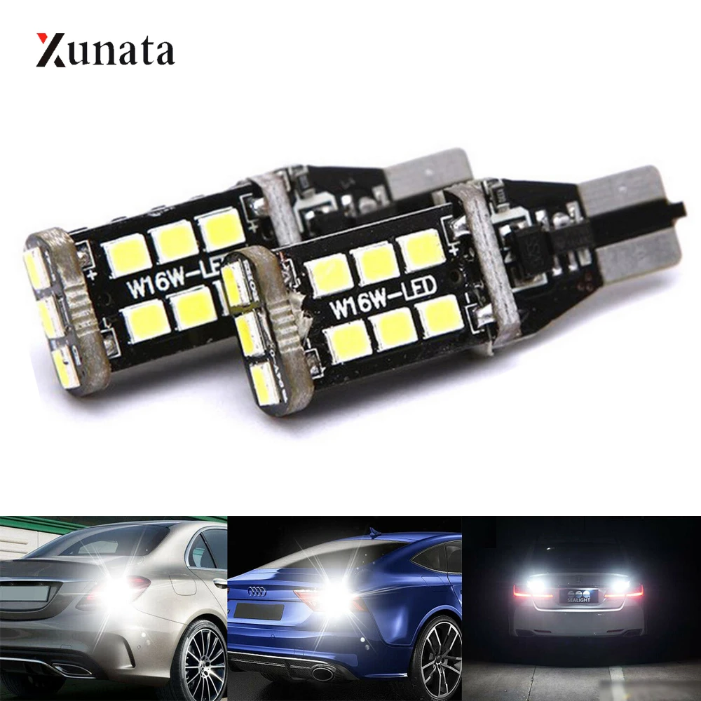 Bombilla LED de marcha atrás para coche, luz de marcha atrás T15 W16W ...