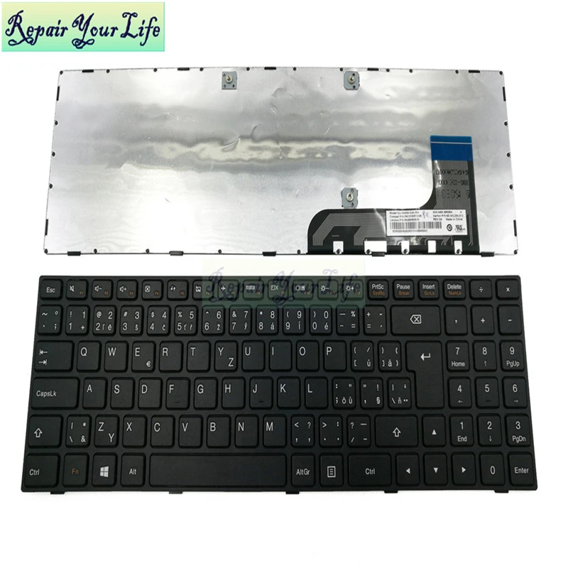 Laptop Keyboard Cz/czech Language For Lenovo 100-14iby 9z.nclsn.013 ...