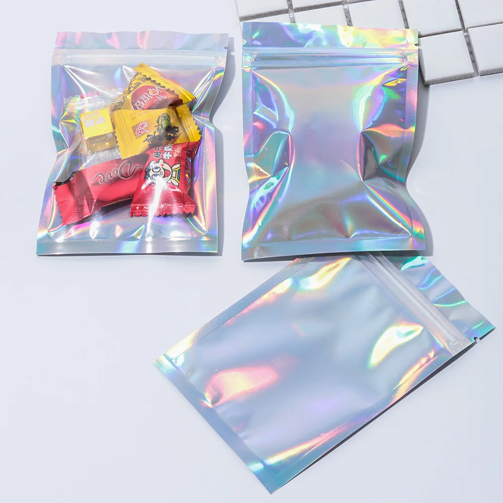 20PCS Aluminum Foil Zip Lock Bags Self-sealing Food Storage Bag ...