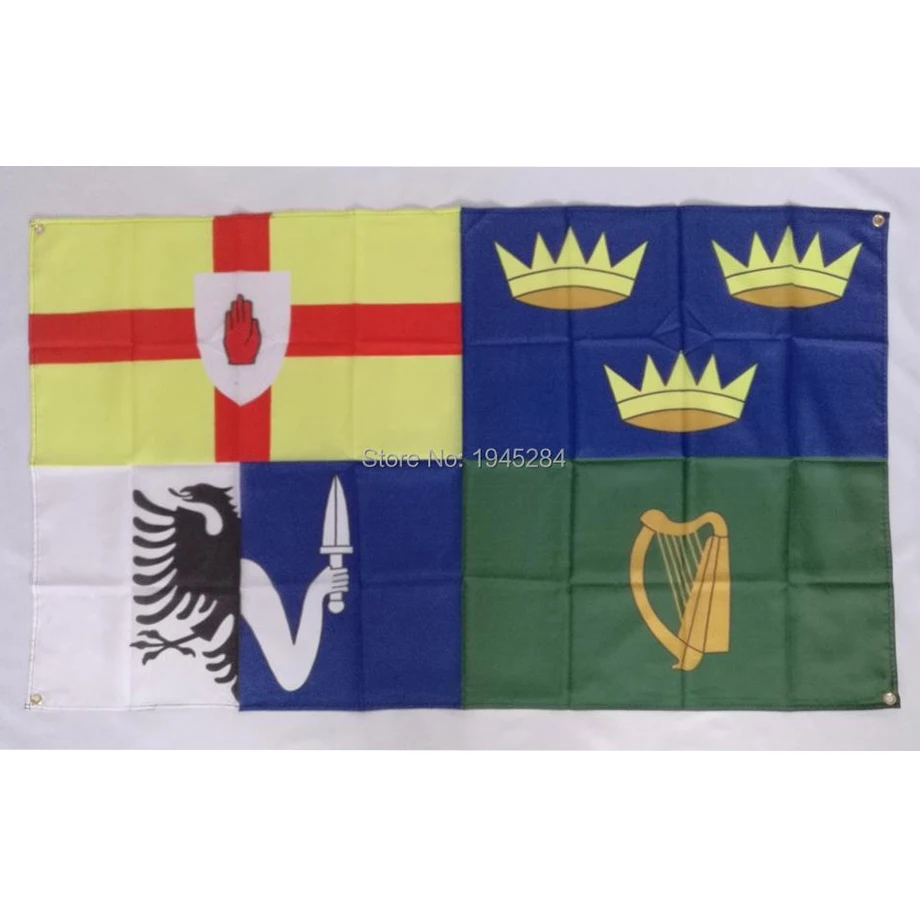 Ireland-Irish-4-Provinces-Flag-Banner-3x5FT-90x150cm-Custom-Printed ...
