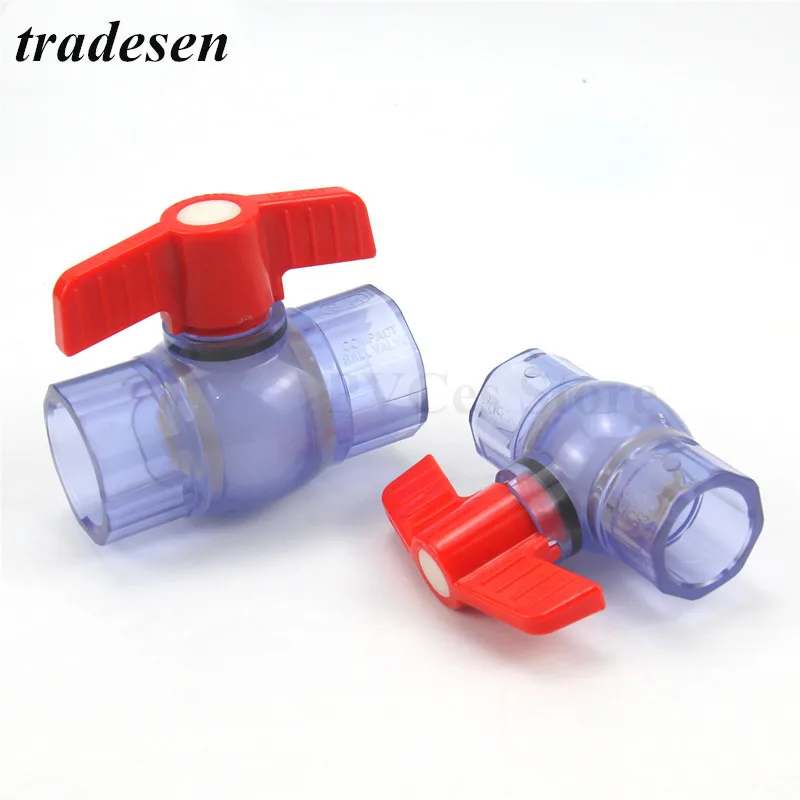 Tuyau d'arrosage,I.D20 ~ 50mm robinet à bille PVC Transparent,robinet d ...
