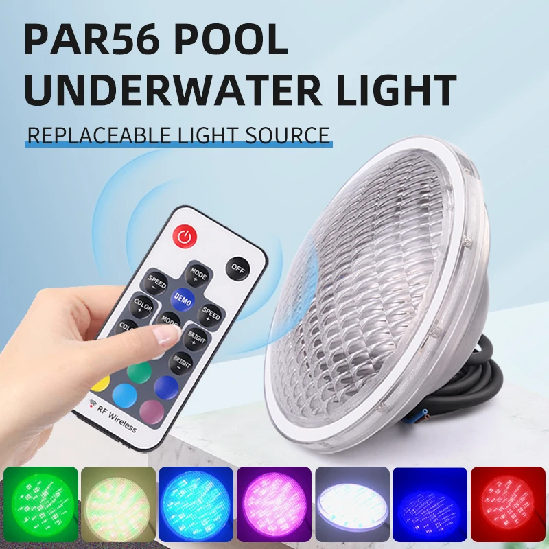 24W-36W-Swimming-Pool-Light-Ip68-Waterproof-Pond-Led-Bulb-RGB-Colorful ...