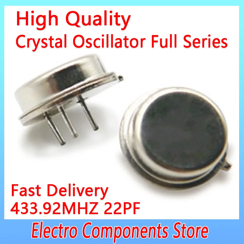 10PCS-Lot-3Pin-TO39-433MHZ-Resonator-433M-R433A-SAW-TO-3P-433-92Mhz-RF ...