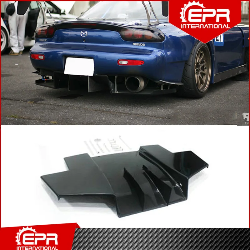 For Rx7 Fd3s Garage Kagotani Carbon/glass Fiber Rear Diffuser Trim Fd3s ...